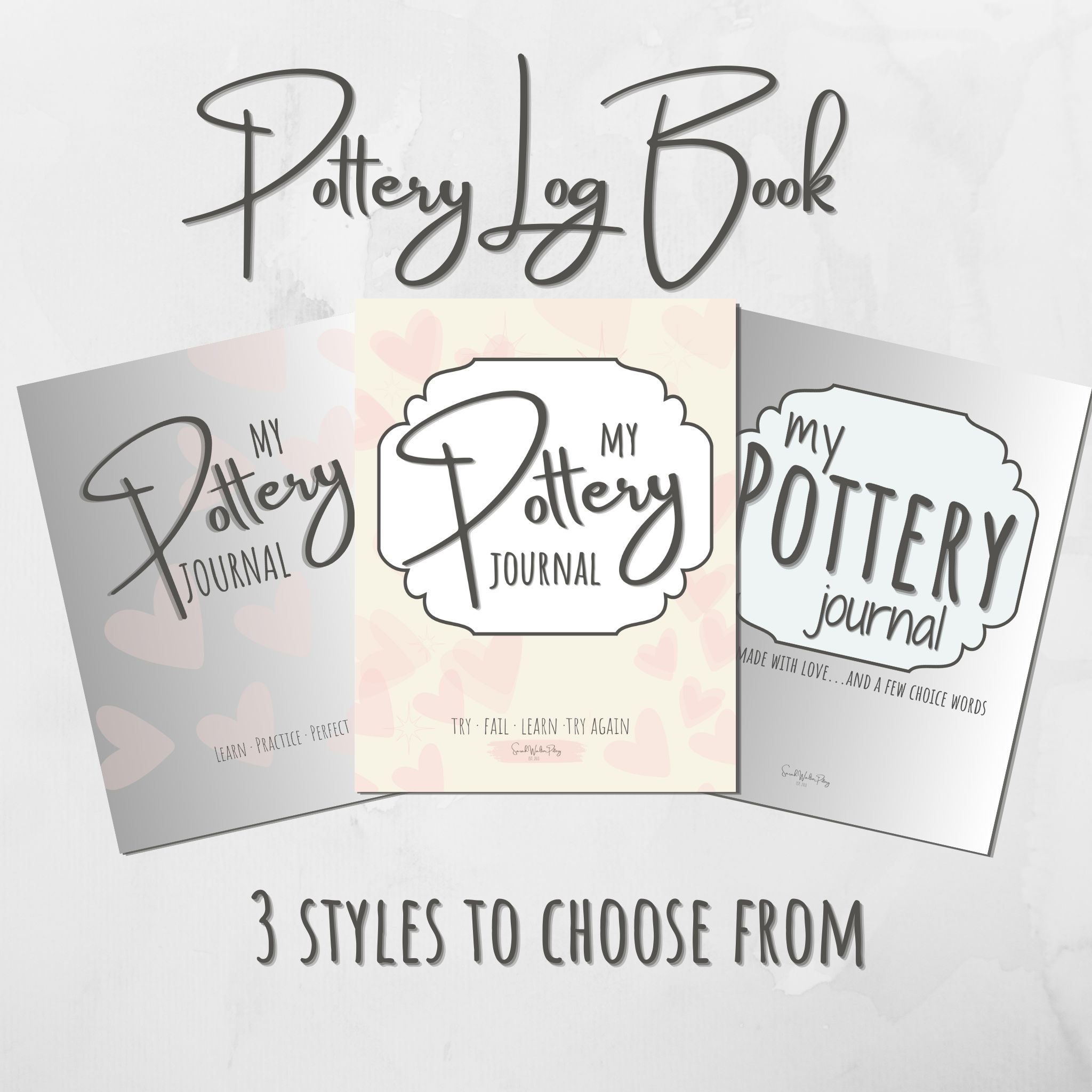 My Pottery Journal / Logbook - Kiln Log - Glaze Tracker - Designs ...